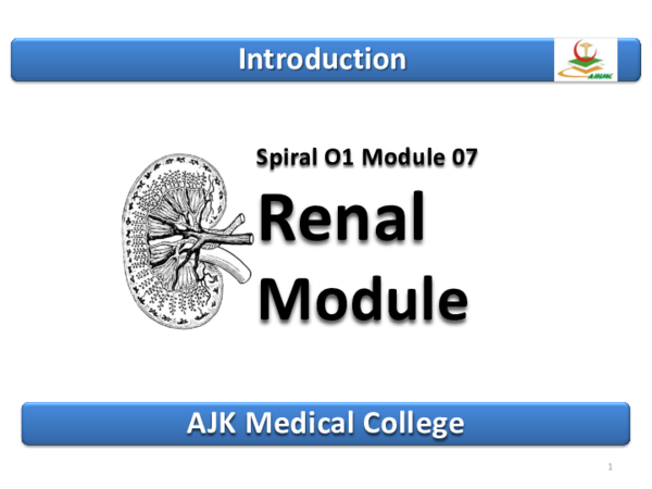 (PDF) An Introduction to Renal module