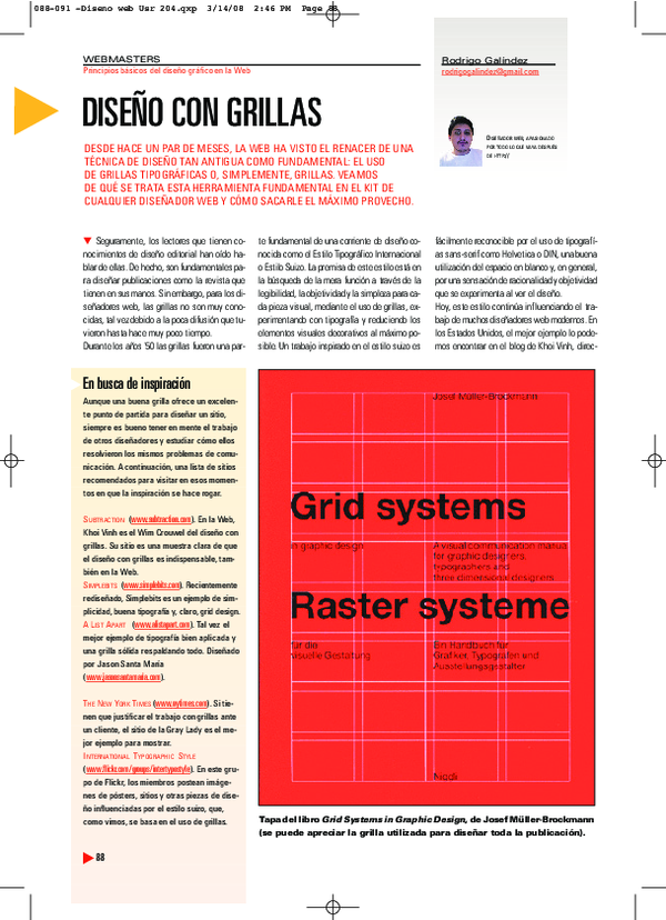 (PDF) WEBMASTERS Principios básicos del diseño gráfico en la Web