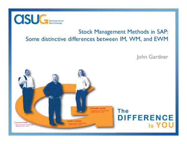 (PDF) Stock Management Methods in SAP: Some distinctive differences ...
