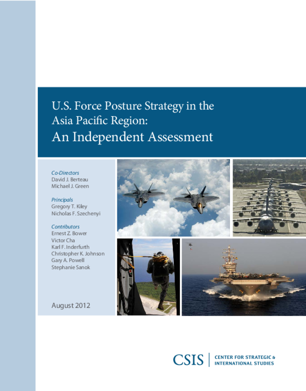 (PDF) U.S. Force Posture Strategy in the Asia Pacific Region: An ...