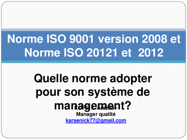 telecharger norme iso 9001 version 2008 pdf gratuit