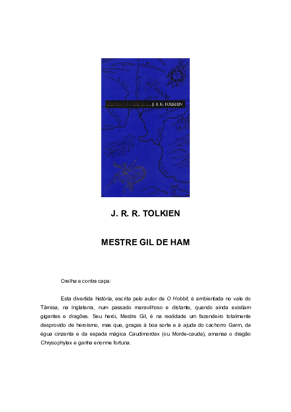 (PDF) J.R.R. Tolkien - Mestre Gil de Ham