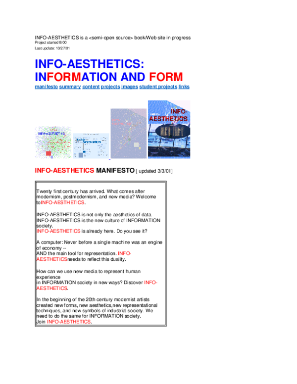 (PDF) Info Aesthetics