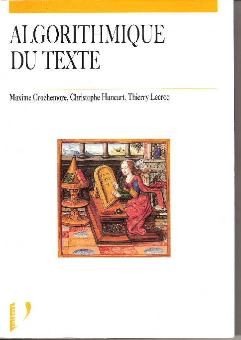 (PDF) Algorithmique du texte Maxime Crochemore