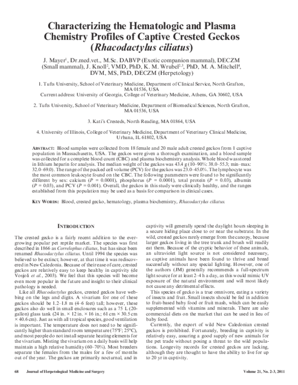 (PDF) Hematology of the Pascagoula Map Turtle (Graptemys Gibbonsi) and ...
