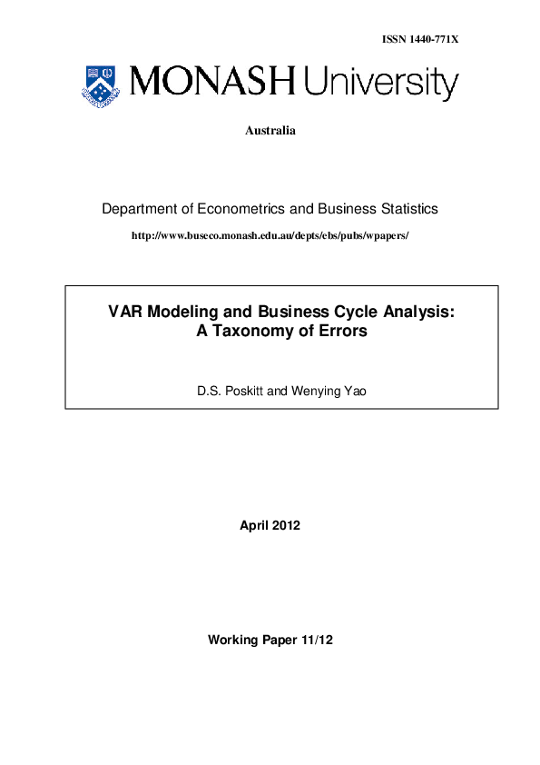 pdf-var-modeling-and-business-cycle-analysis-a-taxonomy-of-errors