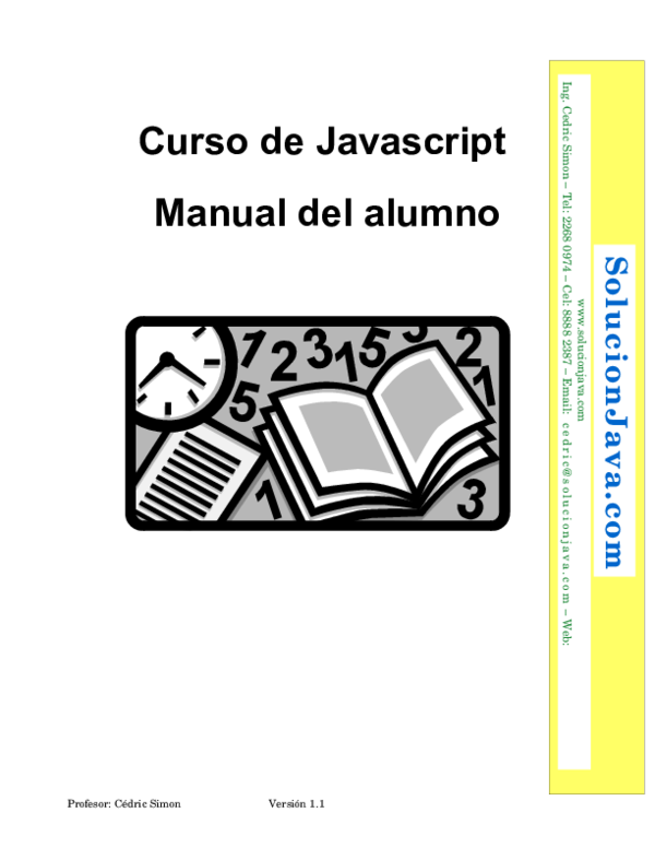 (PDF) Curso de Javascript Manual del alumno