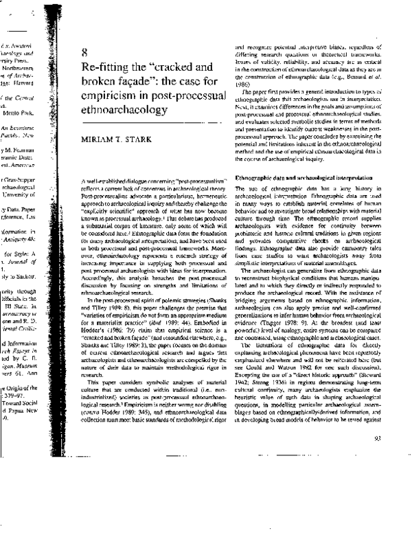 (PDF) Re-fitting the "cracked and broken facade": the case for ...