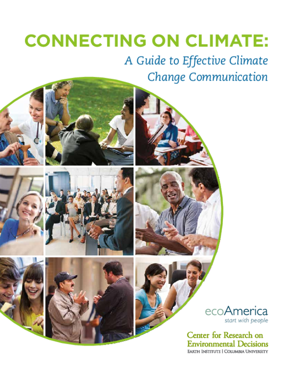 (PDF) Connecting on Climate: A Guide to Effective Climate Change ...