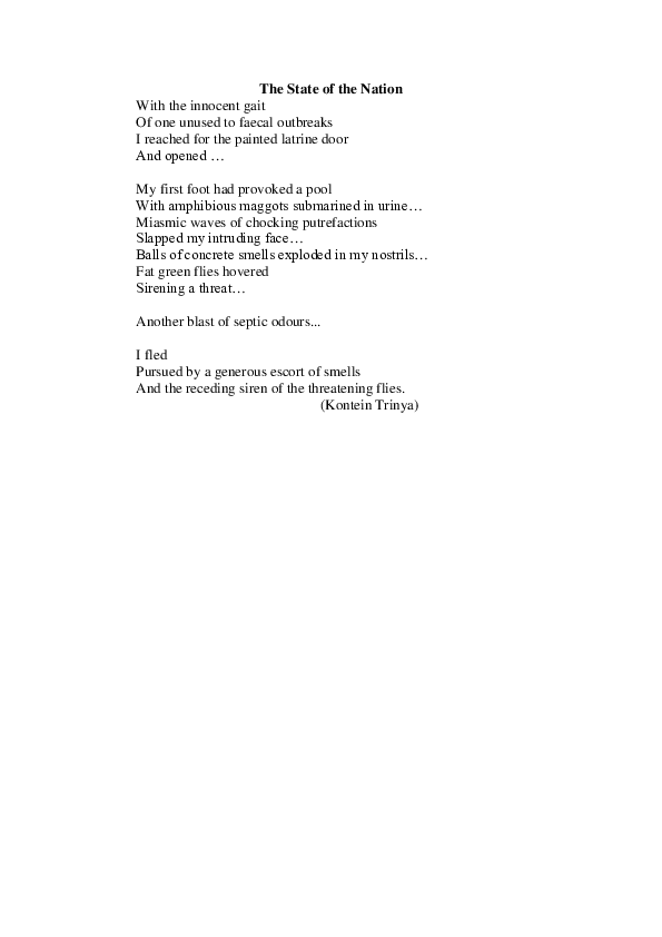 (DOC) The State of the Nation