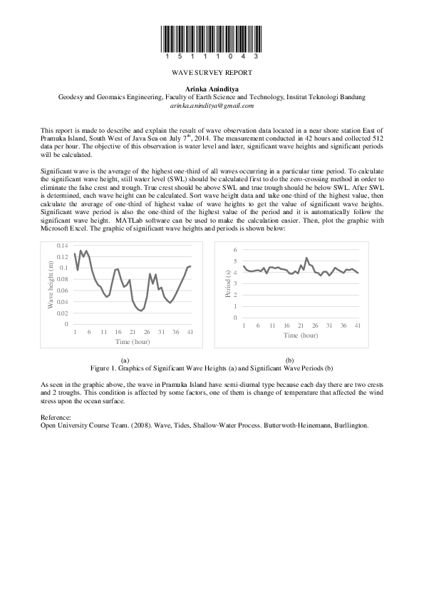 (DOC) Wave Survey Report