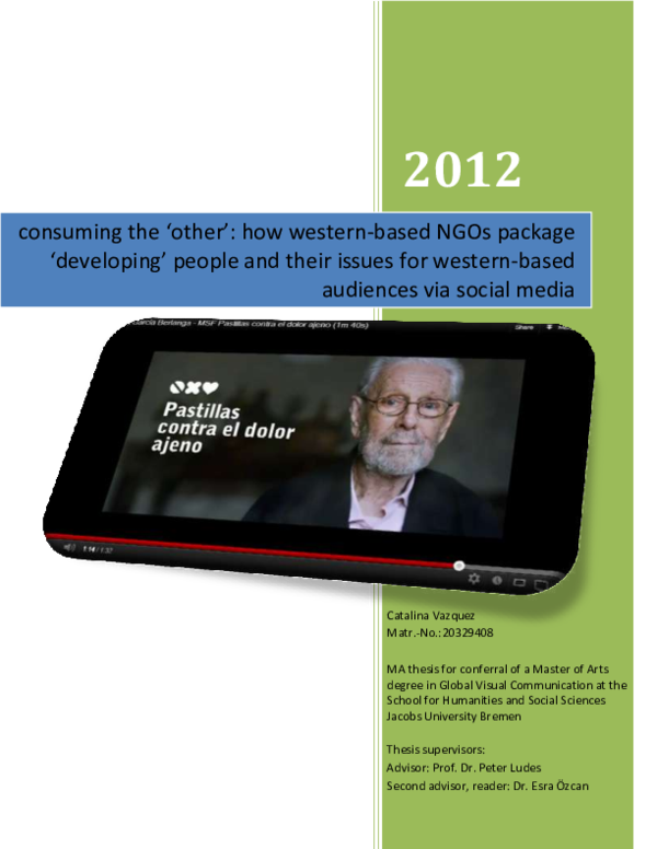 (PDF) consuming the ‘other’: how western-based NGOs package ‘developing ...
