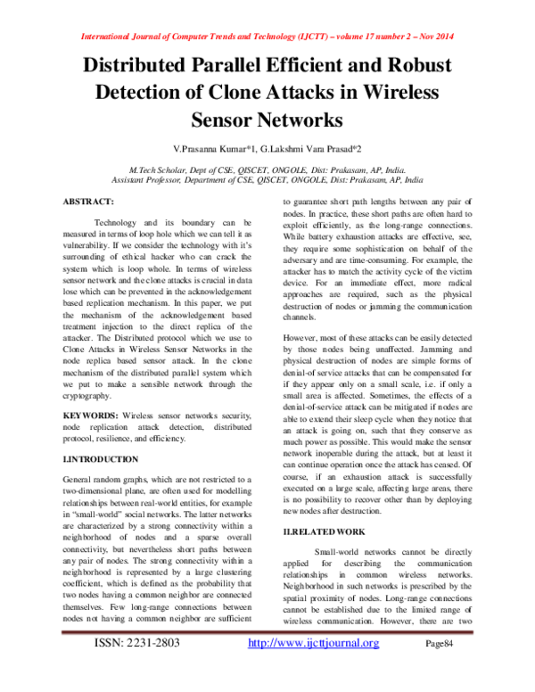 Pdf Distributed Parallel Efficient And Robust Detection Of Clone 2763