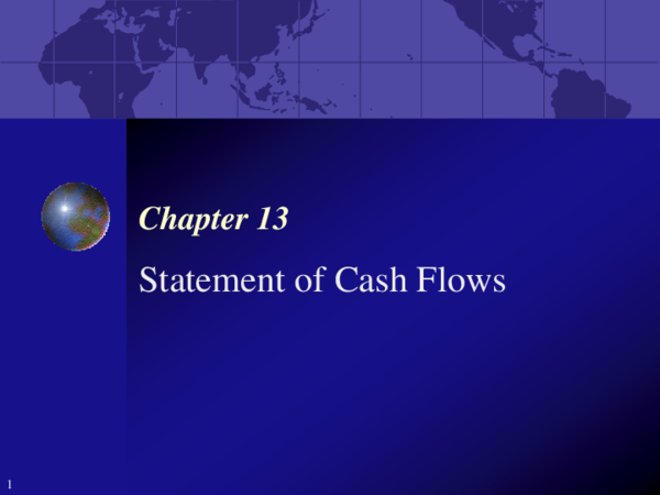 (PPT) ch13 - Statement of csh flows