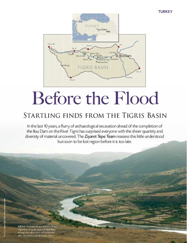 (PDF) Before the Flood: Startling Discoveries from the Tigris Basin
