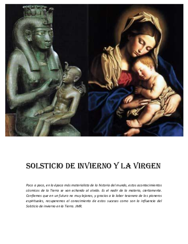 (PDF) SOLSTICIO DE INVIERNO Y LA VIRGEN