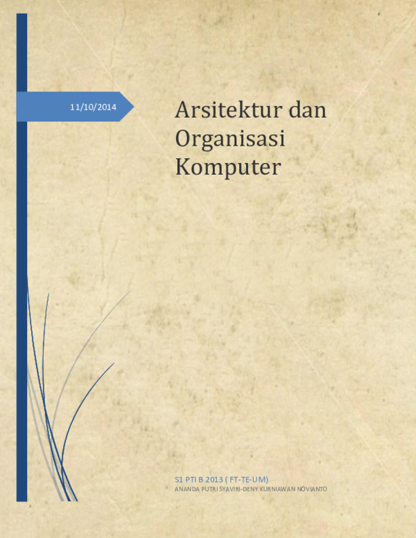 (PDF) UNIT KONTROL ( ARSITEKTUR & ORGANISASI KOMPUTER )