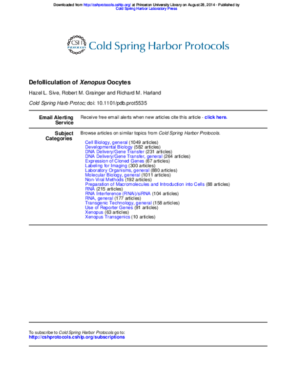 (PDF) prot5535 Cold Spring Harb Protoc