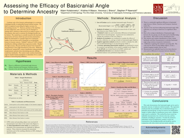 (PDF) Assessing the Efficacy of Basicranial Angle to Determine Ancestry