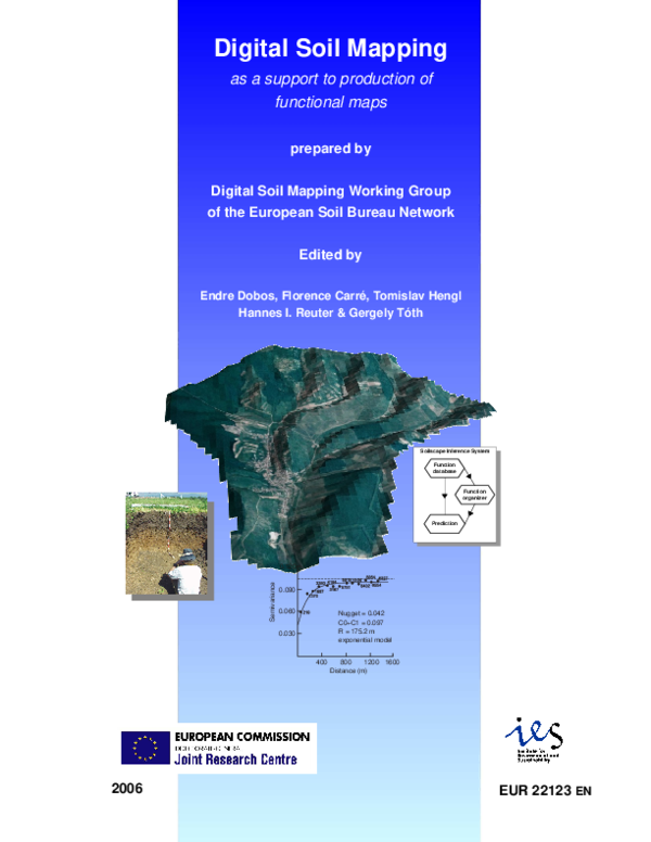 (PDF) Digital Soil Mapping as a support to production of functional maps prepared by Digital ...