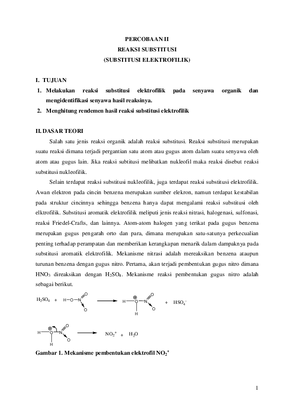 Substitusi elektrofilik