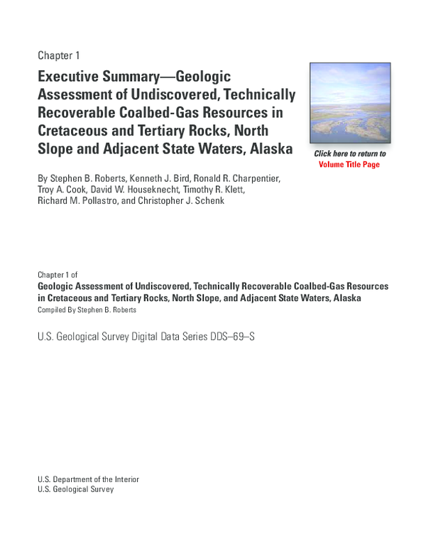 (PDF) Executive Summary—Geologic Assessment of Undiscovered ...