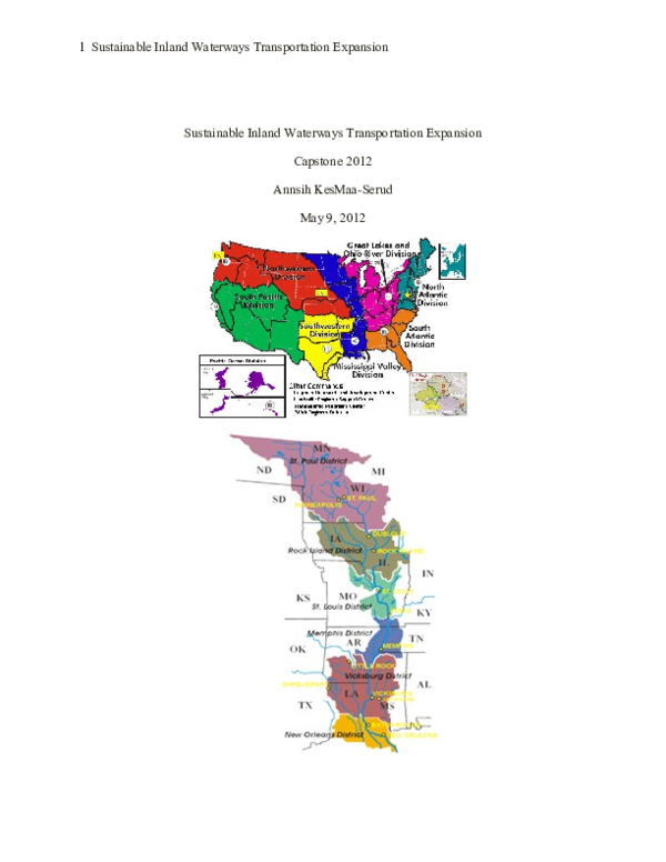 (PDF) Sustainable Inland Barge Navigation, Expansion and Ecosystems