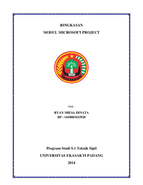 Doc Ringkasan Modul Microsoft Project