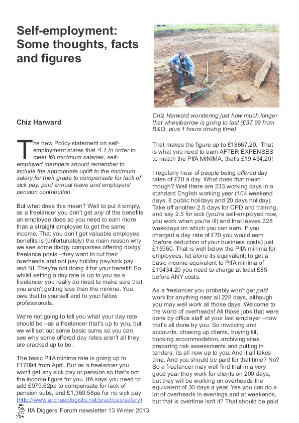 (PDF) Self-employment facts and figures
