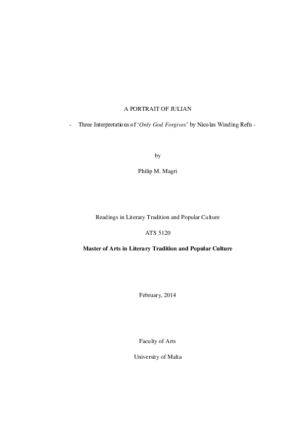 (PDF) A Portrait of Julian