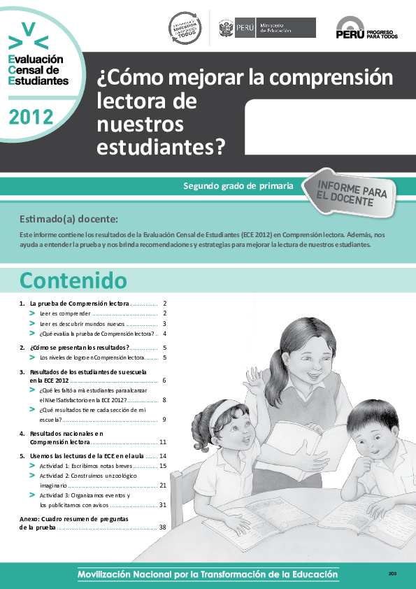 (PDF) Cómo mejorar la comprensión lectora de nuestros estudiantes