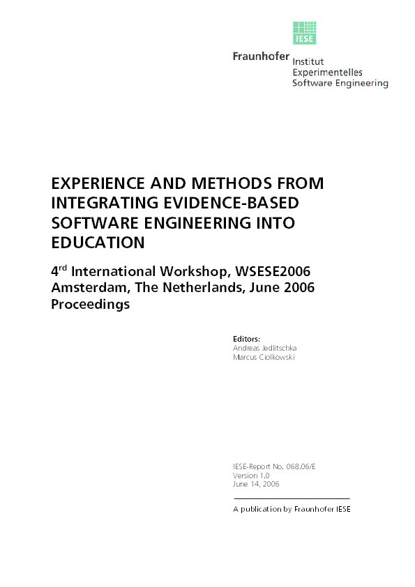 (PDF) Classifying and analysing replication packages for software engineer- ing experimentation