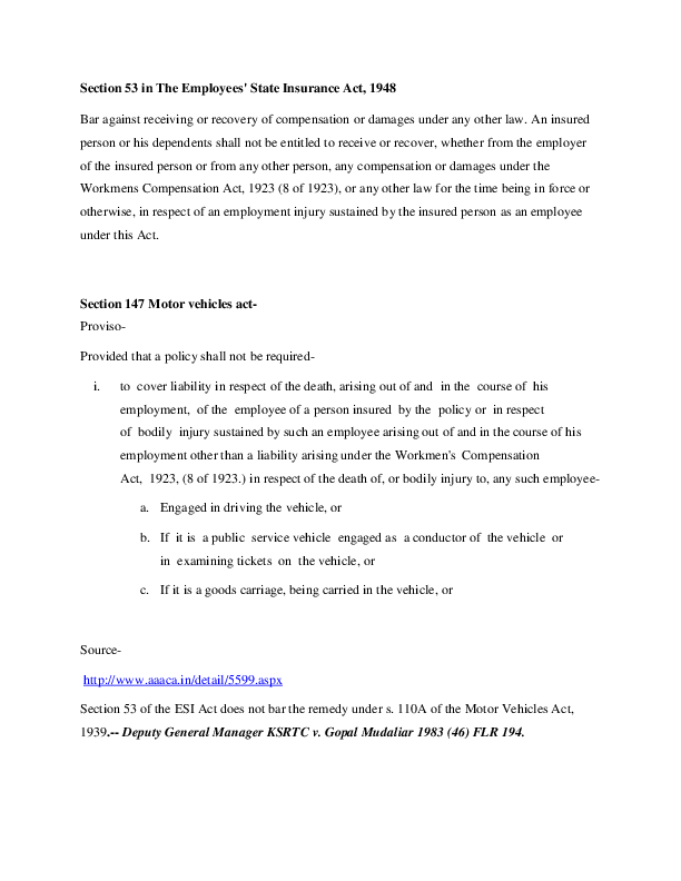 (DOC) Section 53 ESI act.