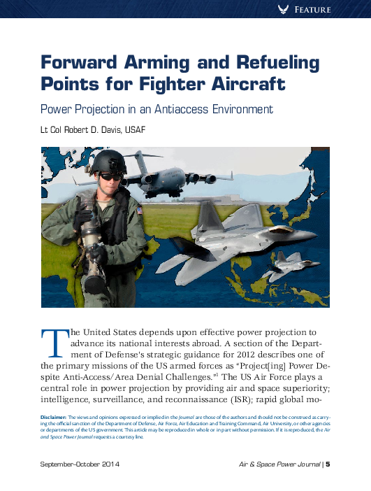 (PDF) Forward Arming and Refueling Points for Fighter Aircraft Power ...