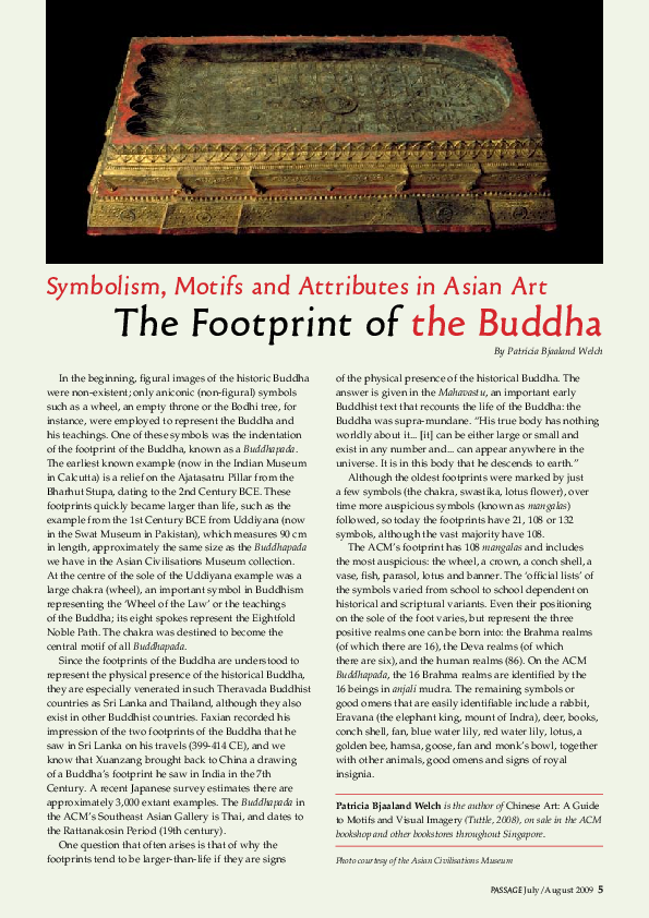(PDF) Buddhapada: The Footprint of the Buddha