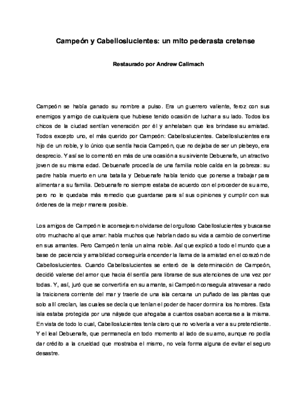 (PDF) Campeón y Cabelloslucientes