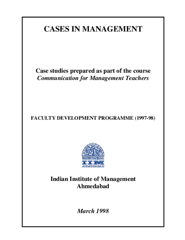 (PDF) L.D. College of Engineering : A Case Study