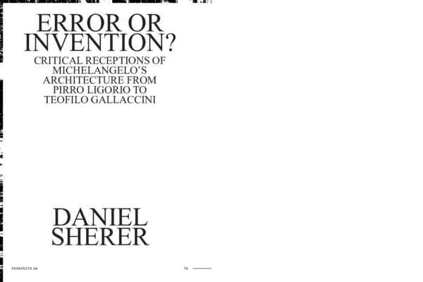 (PDF) "Error or Invention? Critical Receptions of Michelangelo's ...