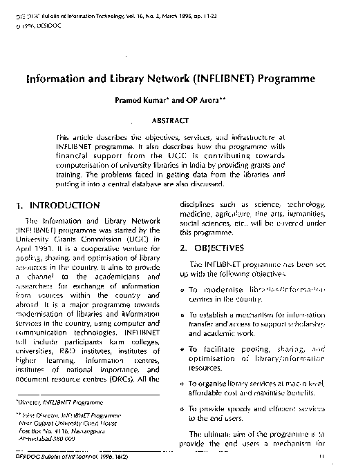 (PDF) DEsIDOC Bulletin of lnformation Information and Library Network ...