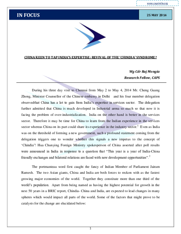 (PDF) Chindia