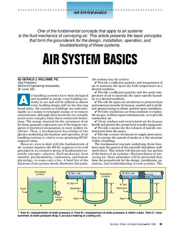 (PDF) AIR SYSTEM BASICS