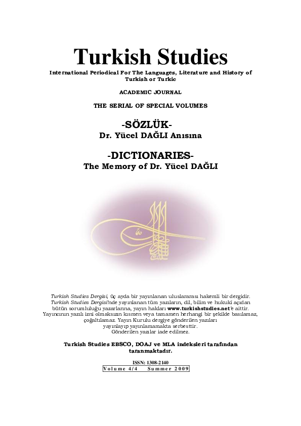 (PDF) TRADITION AS AN IDENTITY OF THE LIVING OF THE TURKISH WOMAN ...