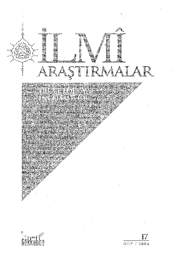 Vilhelm Thomsen’in Sözlüğü. In: İlmî Araştırmalar, vol. 17, Güz 2004 ...