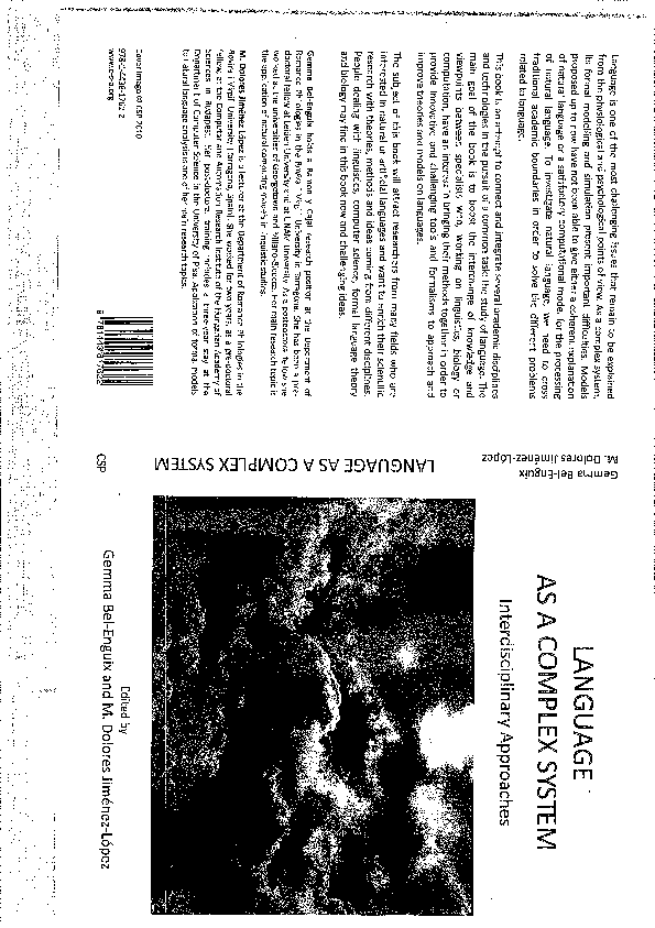 (PDF) 2010. Language as a complex dynamic system: a view from cognitive ...