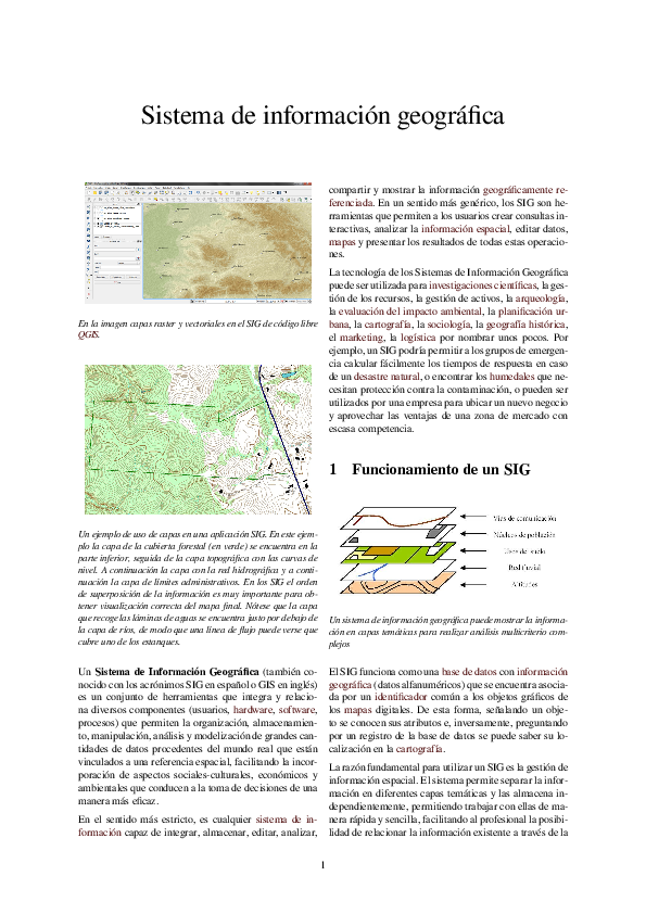 (PDF) Sistema de información geográfica
