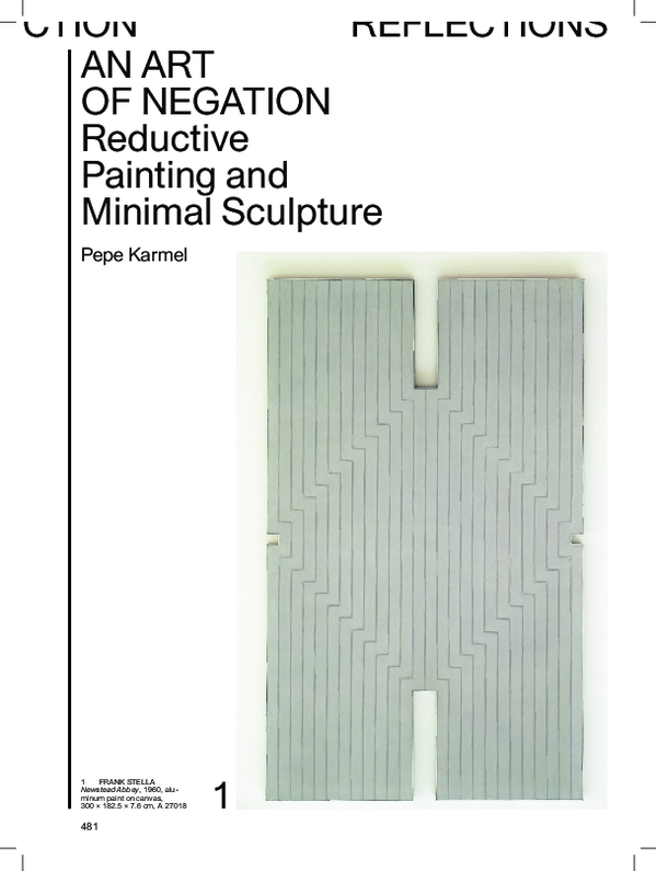 (PDF) An Art of Negation: Reductive Painting and Minimal Sculpture