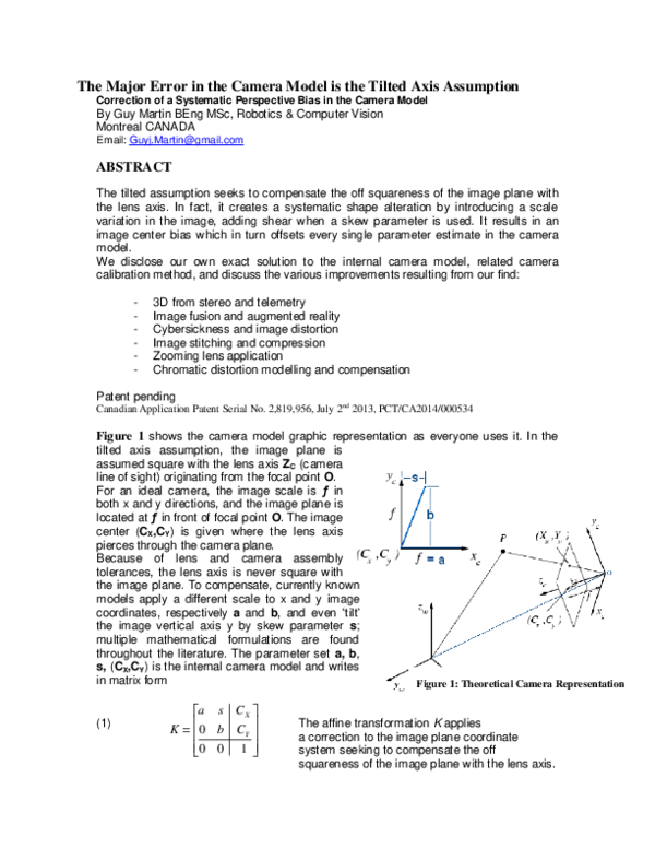 (PDF) The Tilted Axis Assumption is Wrong
