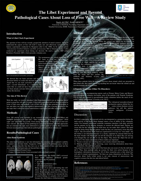 (PPT) The Libet Experiment and Beyond Pathological Cases About Loss of ...