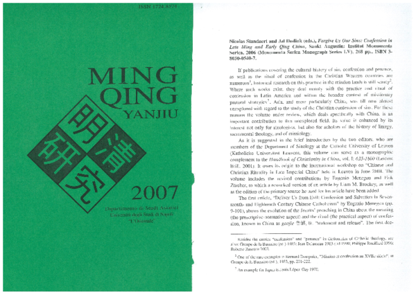 (PDF) NICOLAS STANDAERT & AD DUDINK (eds.), Fogive Us Our Sins ...