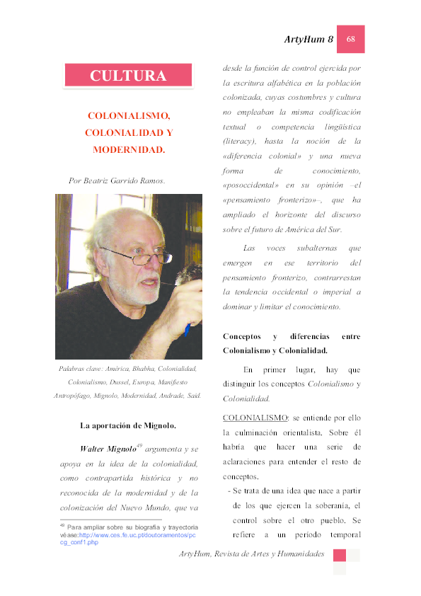 (PDF) COLONIALISMO, COLONIALIDAD Y MODERNIDAD